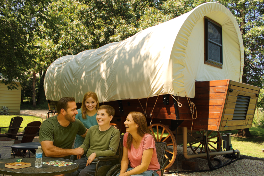 PlainsCraft Launches ADA-Compliant Covered Wagon for Glamping